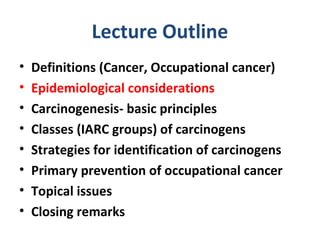 Occupational cancer | PPT