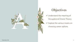 Occupational Choice Theory.pptx