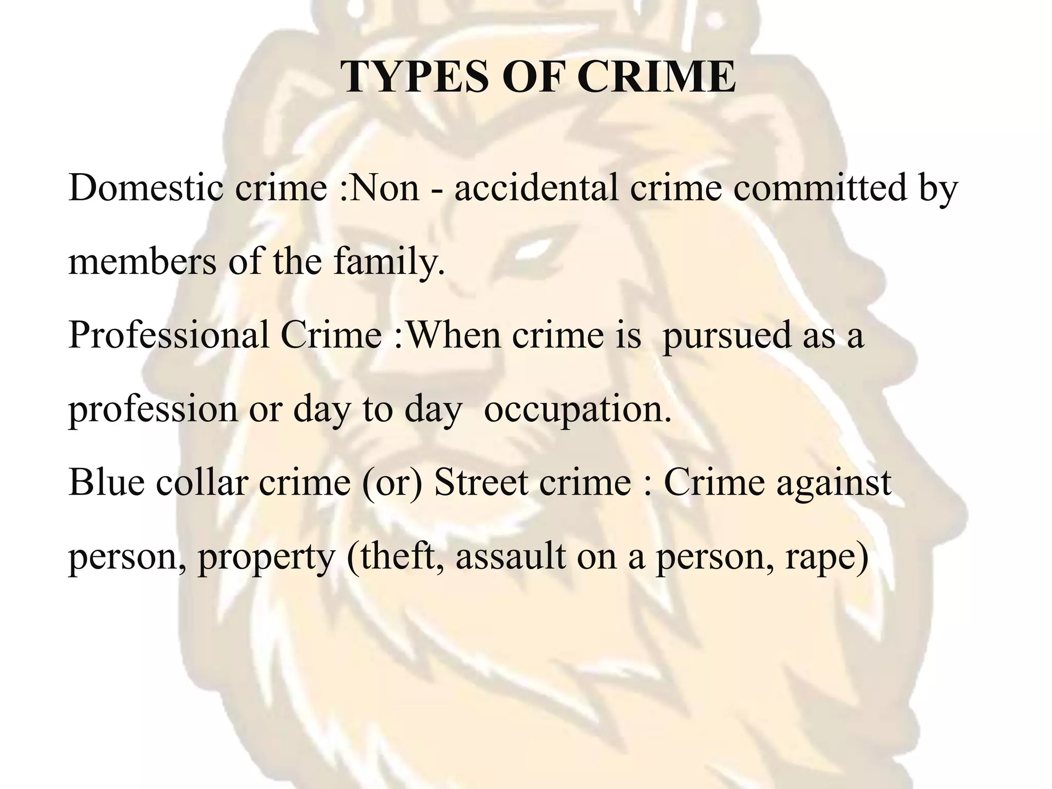 Occupational crime | PPTX