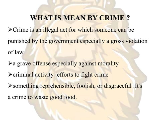 Occupational crime | PPTX