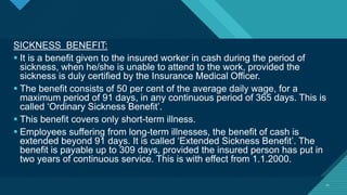 Occupational diseases (Part 5) - ESI Act 1948 | PPTX