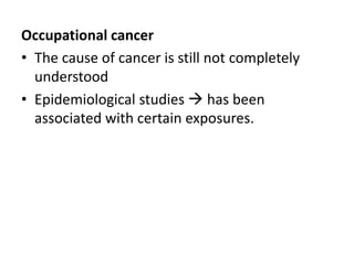 Occupational diseases 11 | PPTX