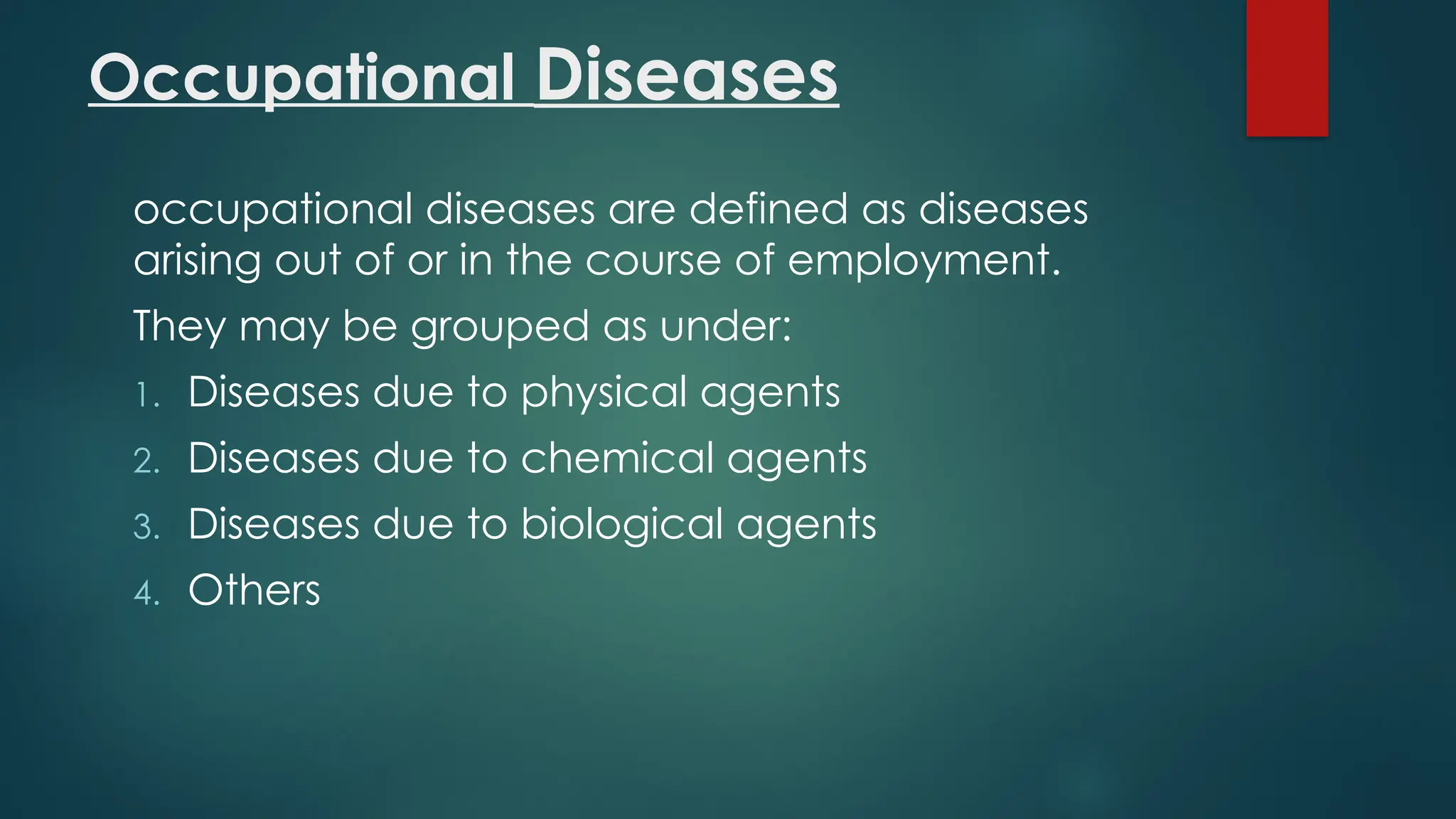 occupational diseases with its hazard & cancer.pptx