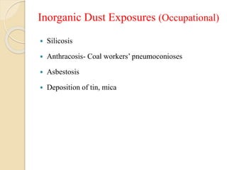 Occupational & Environmental Lung Diseases | Jindal Chest Clinic | PPT