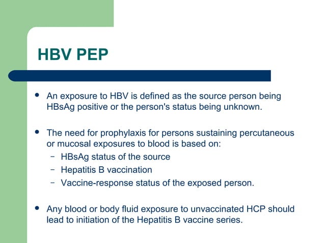 Occupational Exposure to Blood-Borne Pathogens | PPT