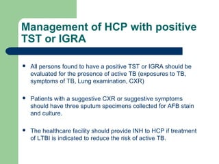 Occupational Exposure to Tuberculosis | PPT | Infectious Diseases ...