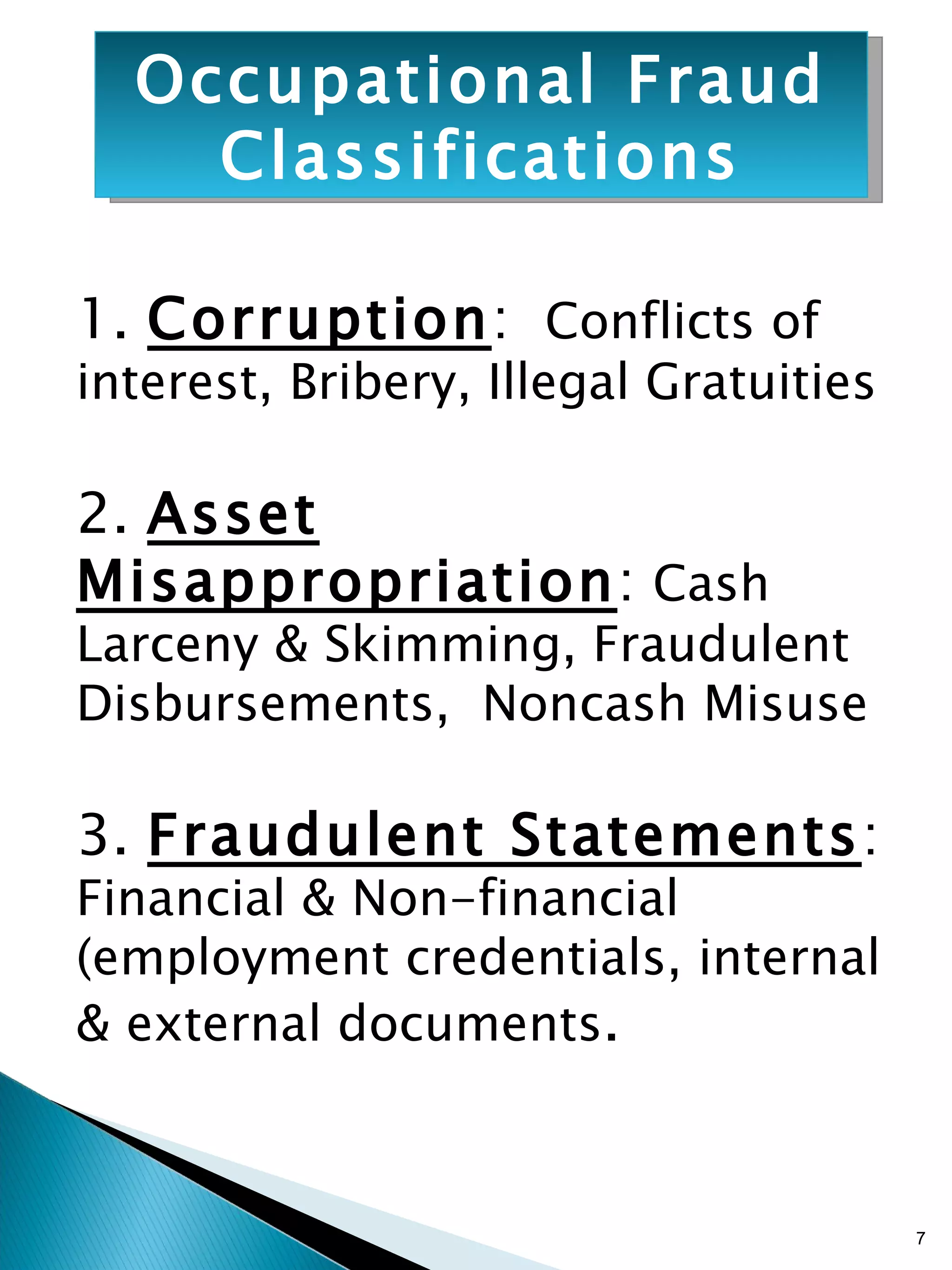 Occupational Fraud (2) | PPT