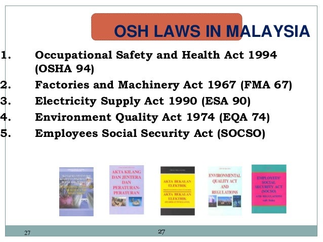 Occupational hazard in Malaysia & Its Prophylaxis