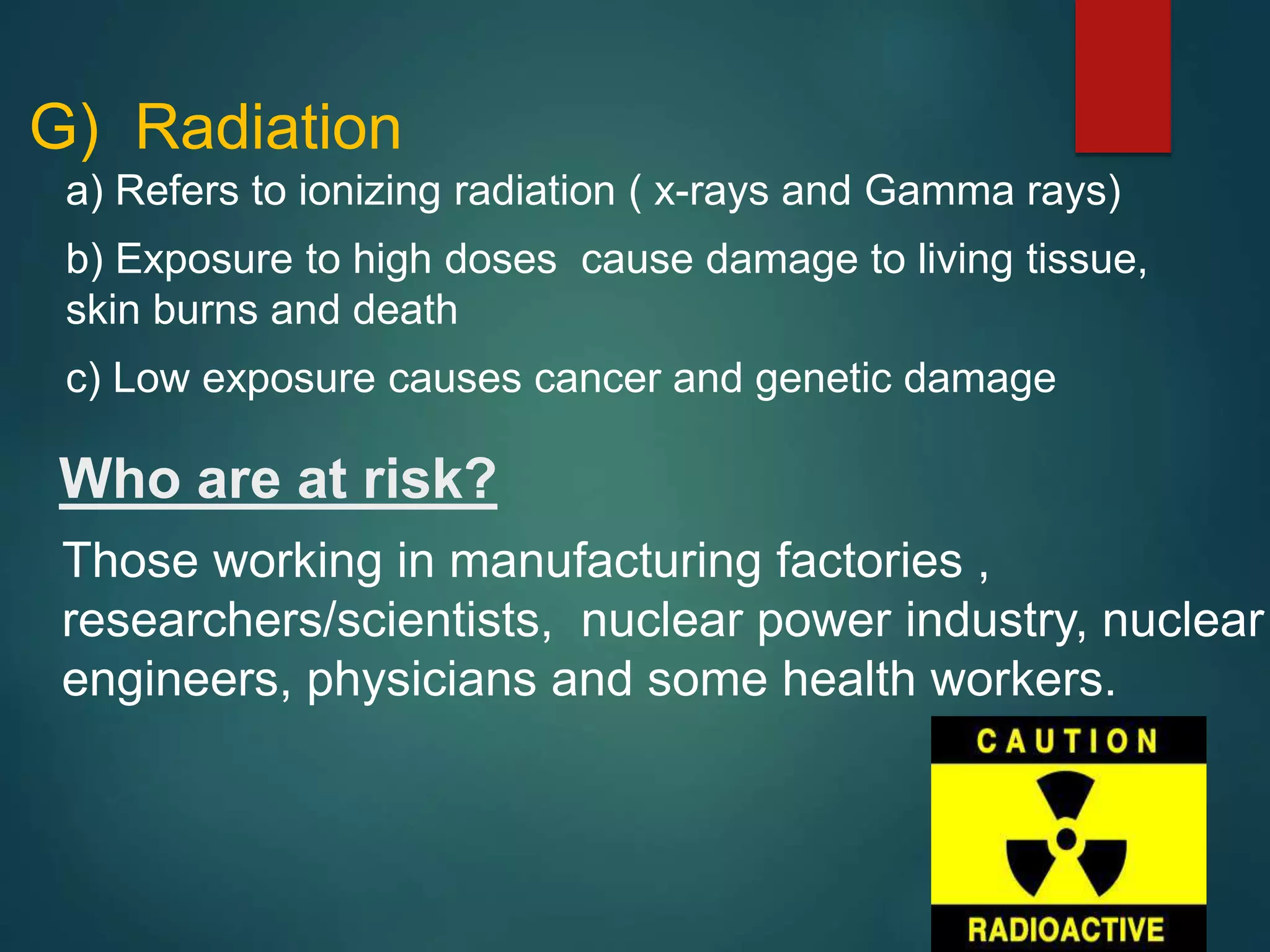 Occupational hazards | PPTX