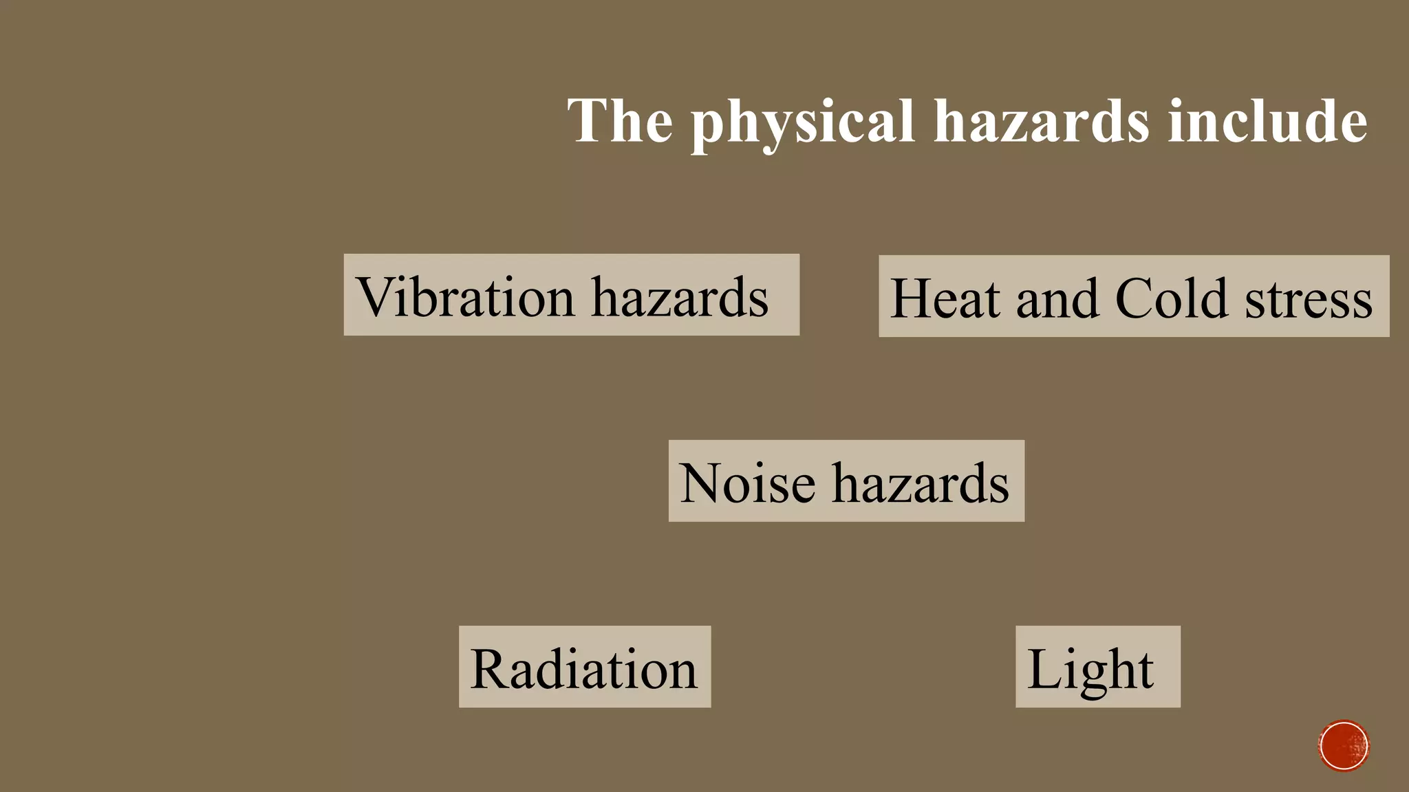 Occupational hazards: Meaning, Types and Prevention | PPTX