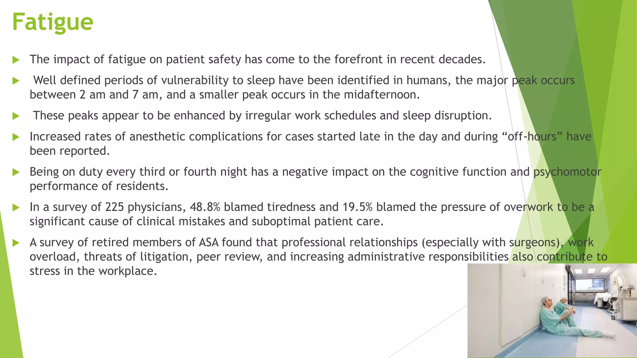 Occupational hazards of Anesthesia | PPTX