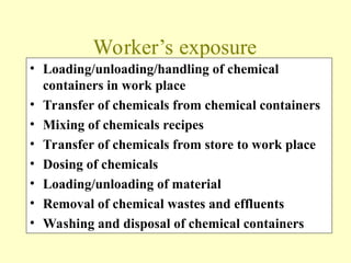 Occupational hazards and chemical handling..ppt