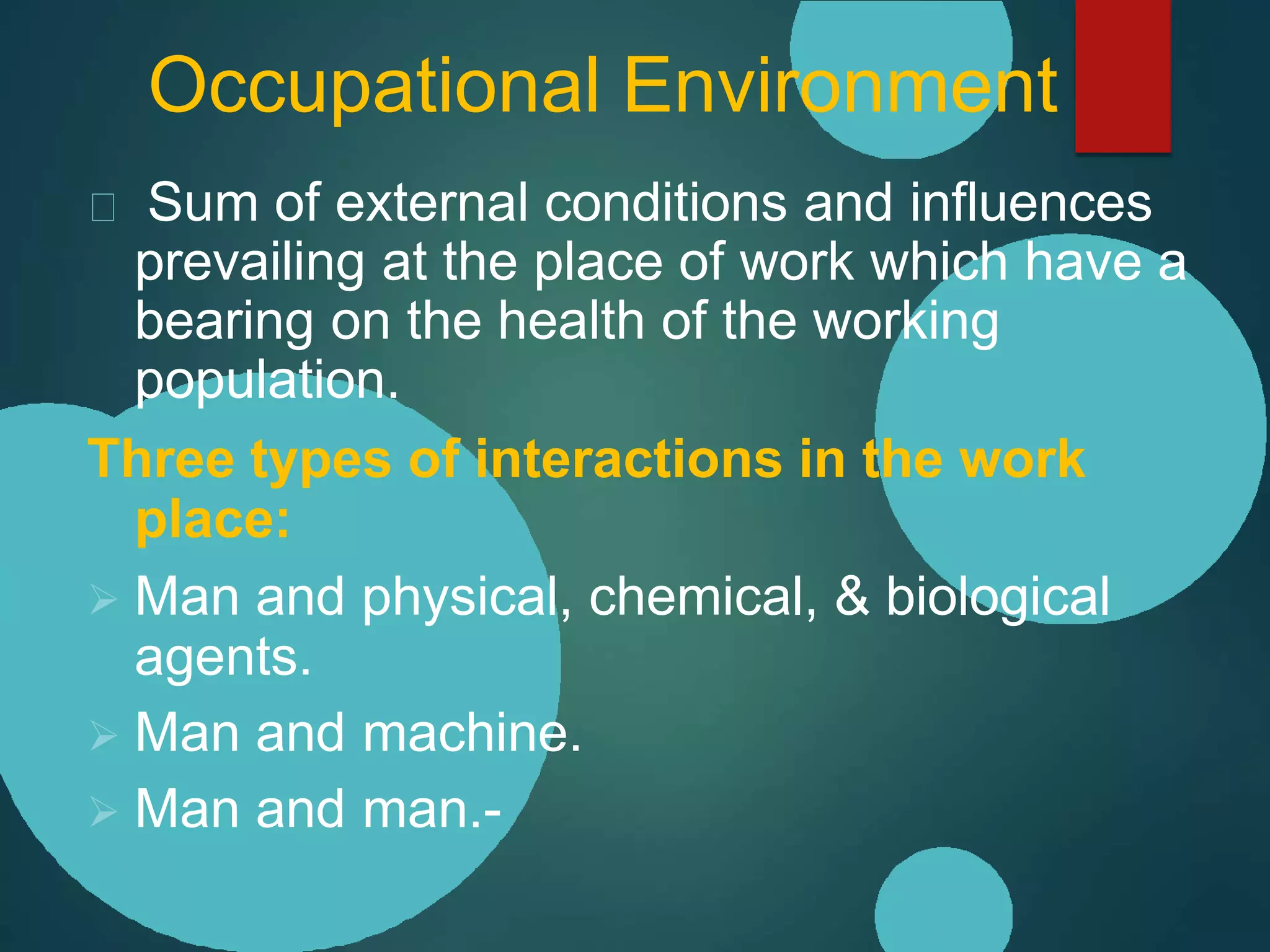 Occupational hazards and pulmonary disease | PPTX