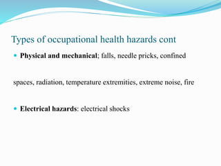 Occupational health | PPTX