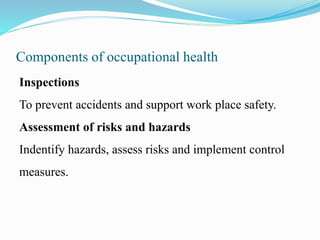 Occupational health | PPTX