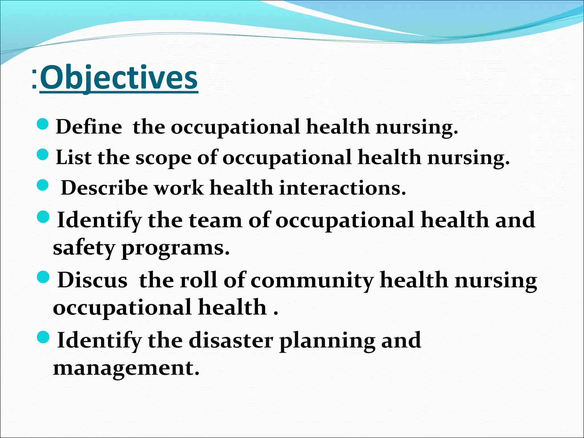 Occupational health | PPT