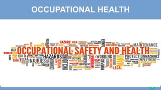 Occupational health | PPTX