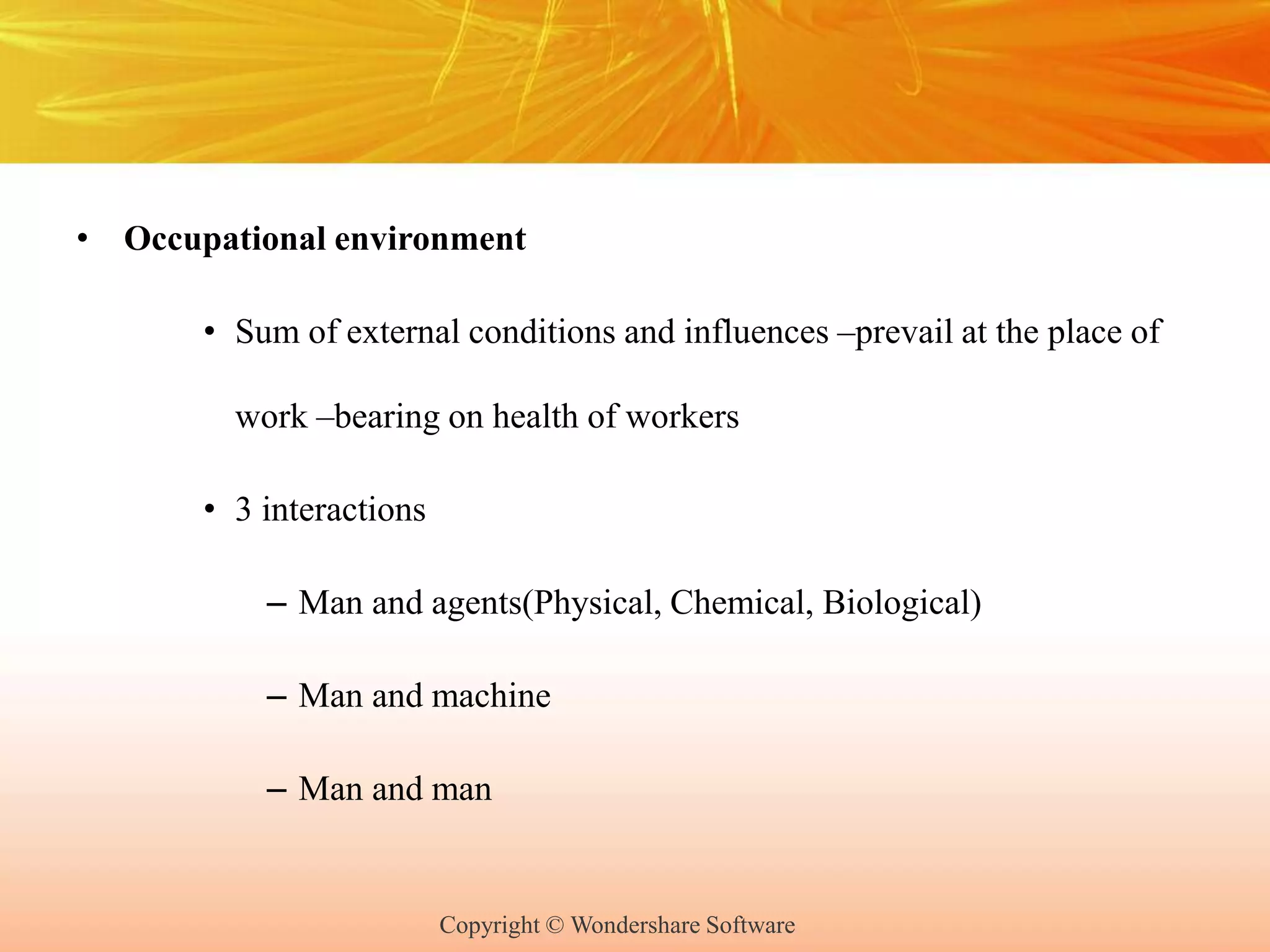 Occupational health | PPTX