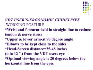 Occupational health and ergonomics | PPT