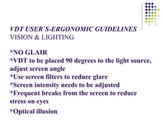 Occupational health and ergonomics | PPT