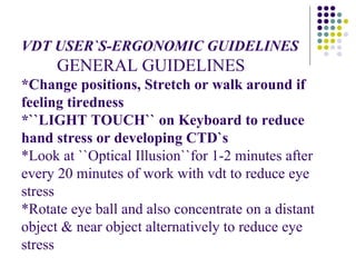 Occupational health and ergonomics | PPT