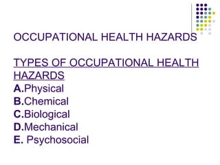 Occupational health and ergonomics | PPT