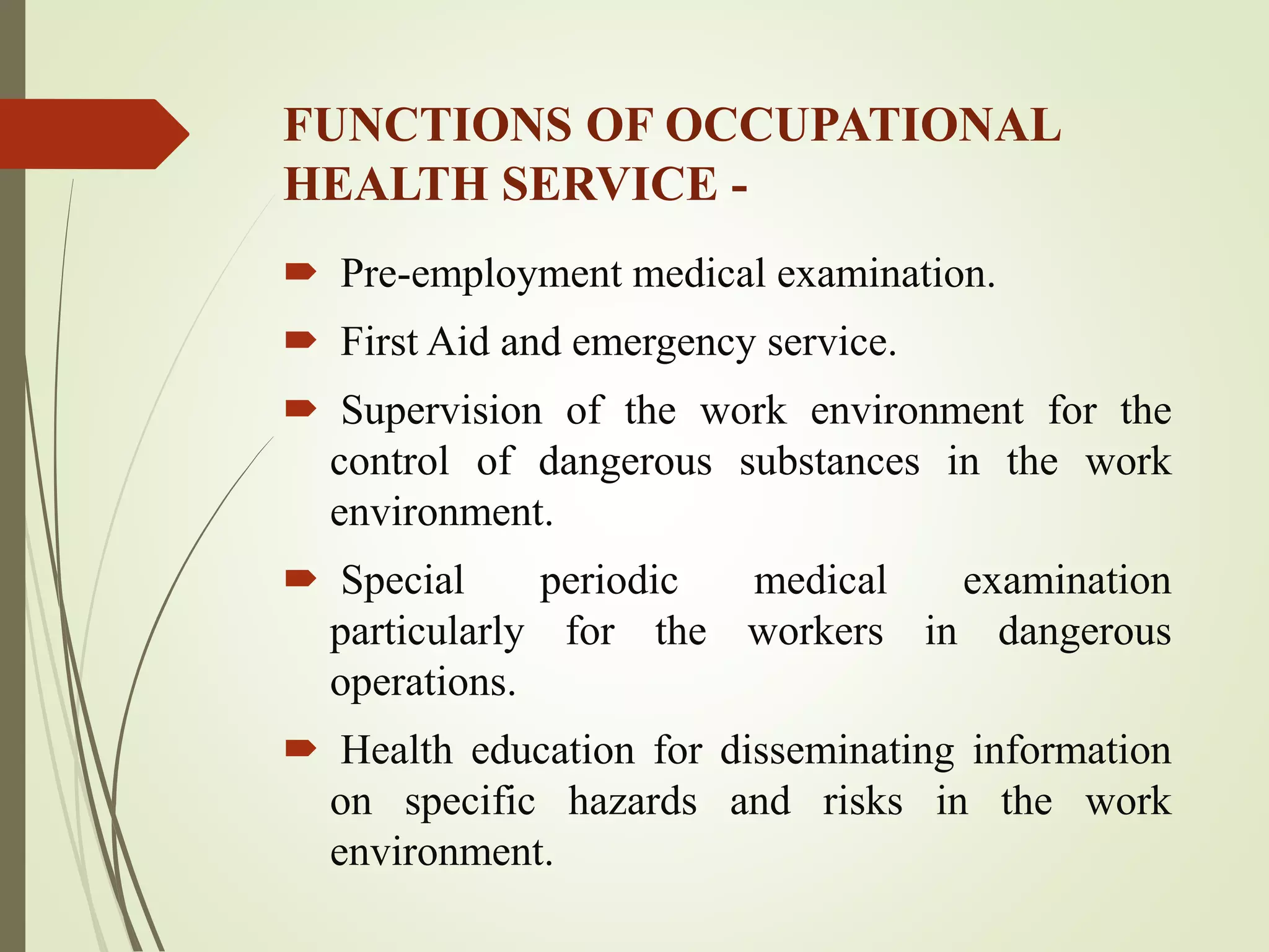 Occupational health and safety | PPTX