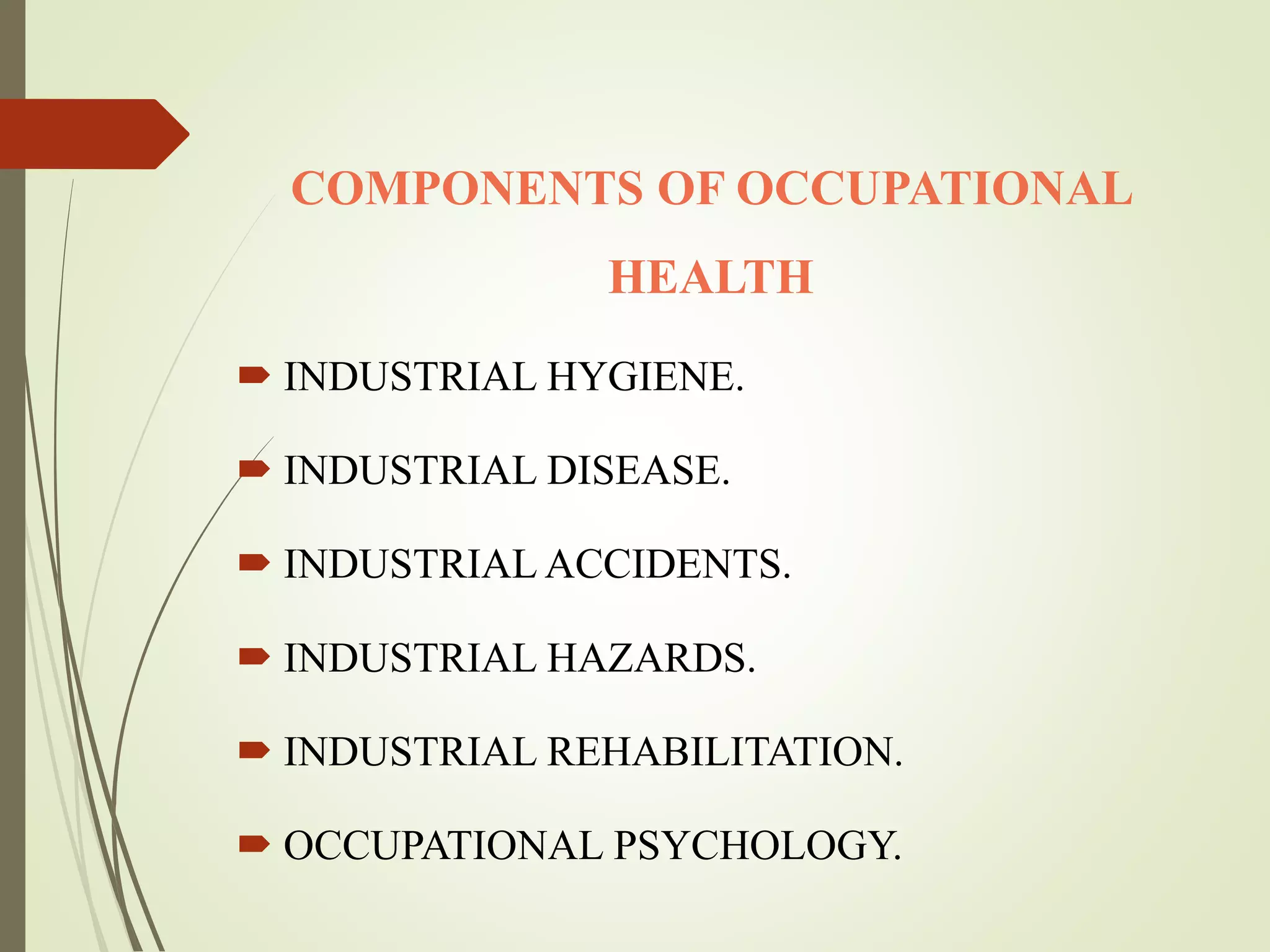 Occupational health and safety | PPTX