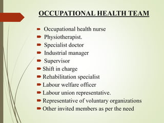 Occupational health and safety | PPTX