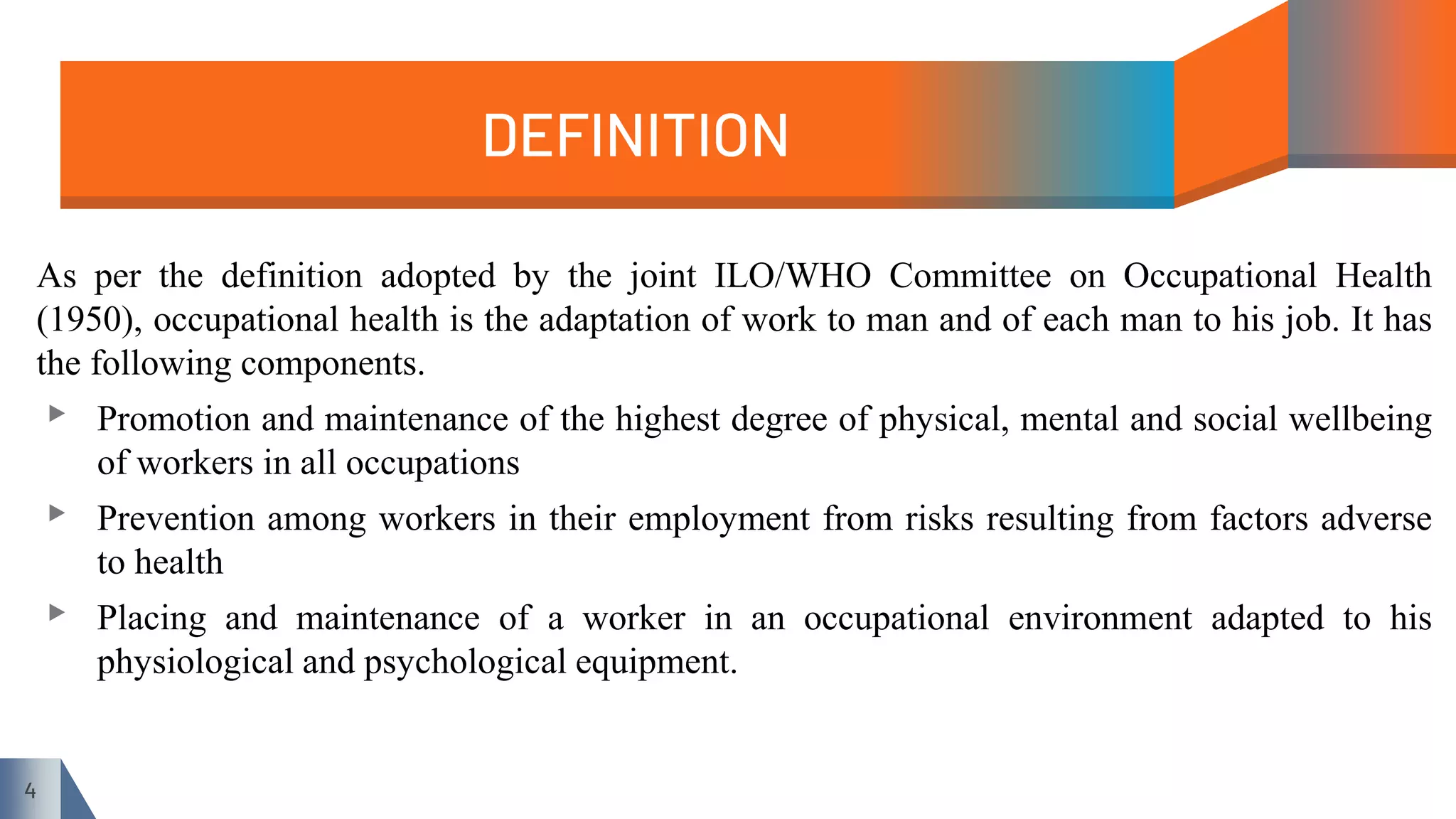 Occupational health and safety | PPTX