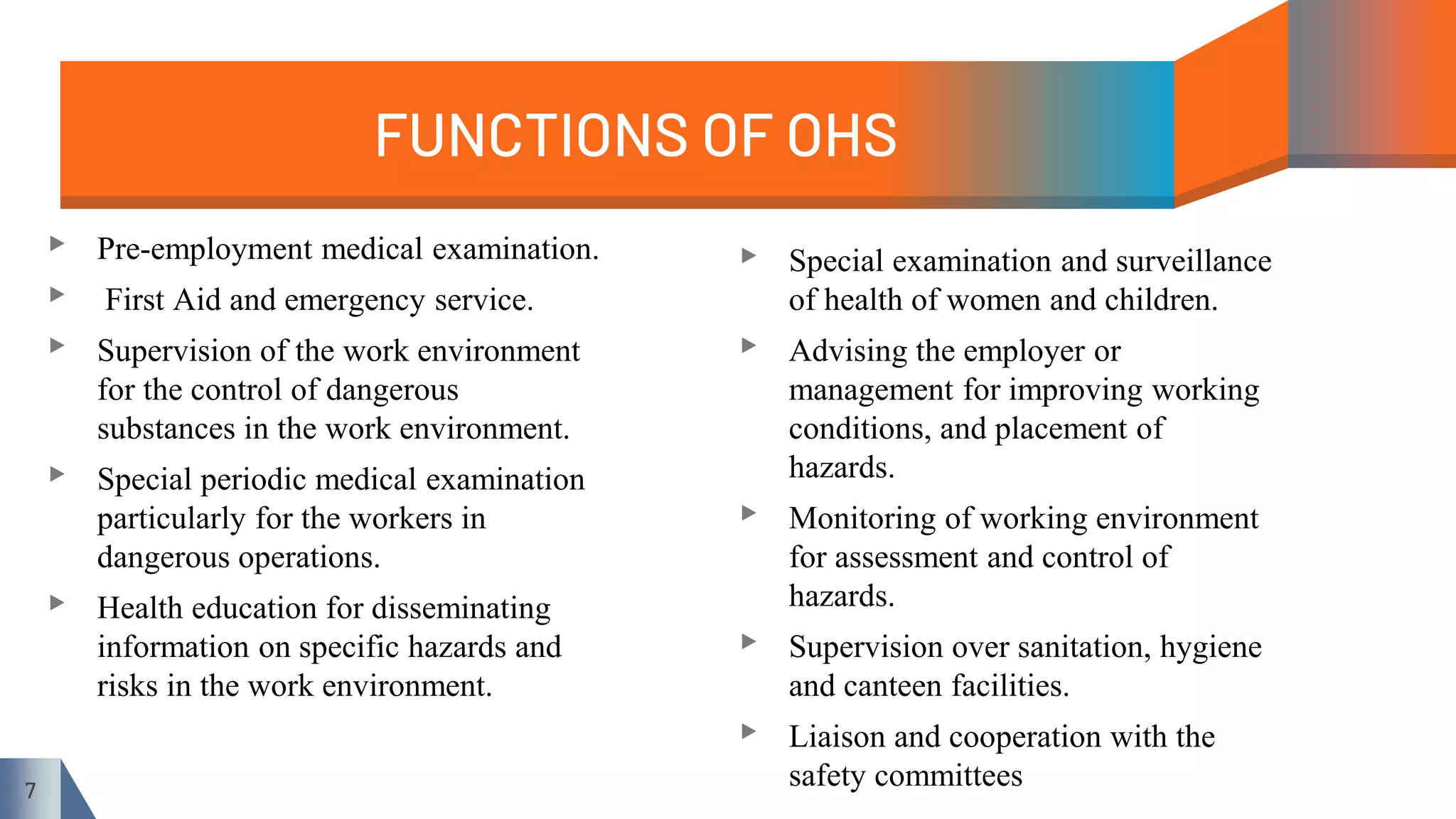 Occupational health and safety | PPTX