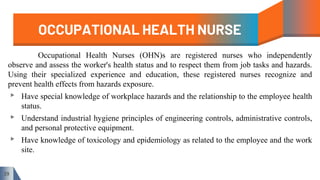Occupational health and safety | PPTX
