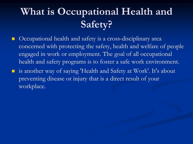 OCCUPATIONAL HEALTH AND SAFETY.ppt