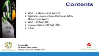 Occupational health and safety implementation | PPTX