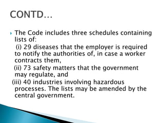 Occupational Health and safety and code, 2020.pptx