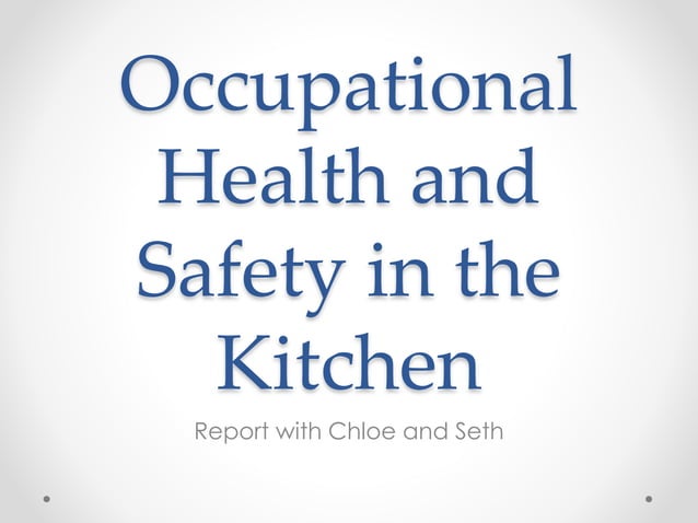 Occupational Health and Safety (OHS) | PPTX