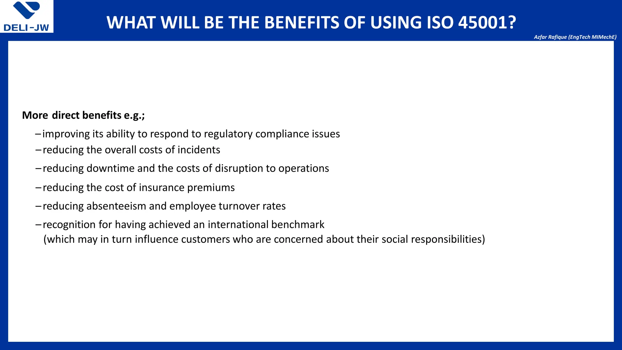 ISO 45001:2018 Occupational Health and Safety Management System | PDF