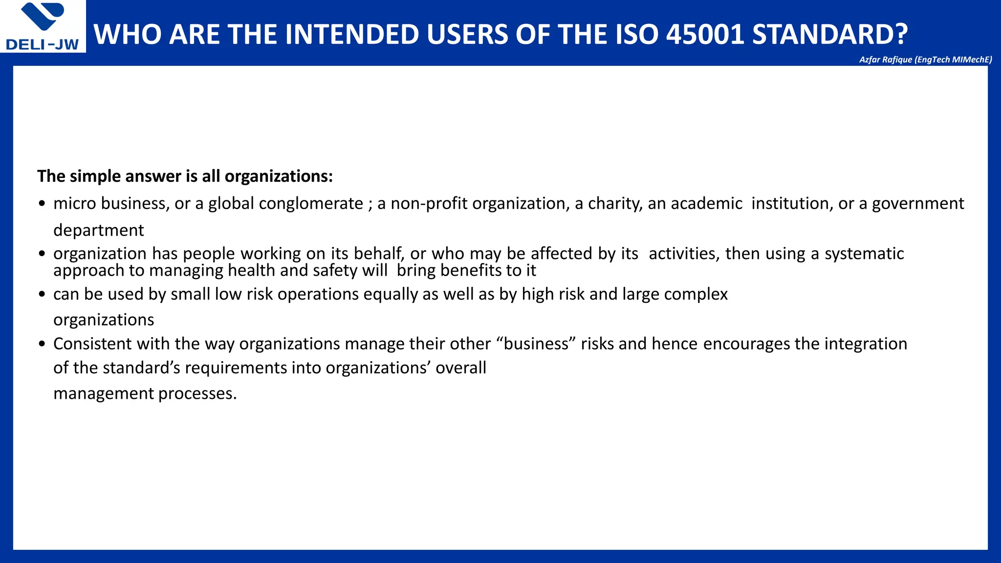ISO 45001:2018 Occupational Health and Safety Management System | PDF