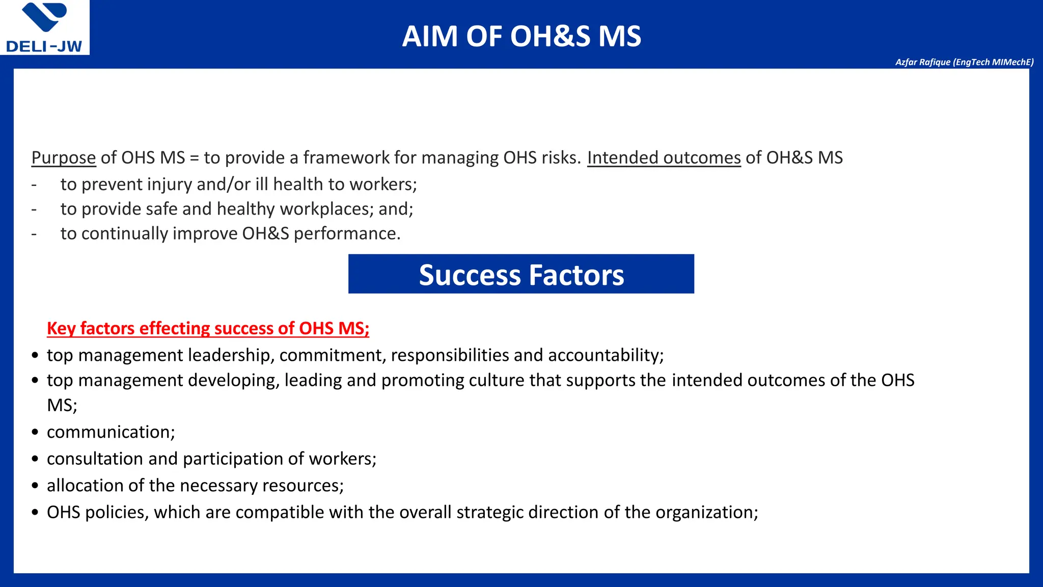 ISO 45001:2018 Occupational Health and Safety Management System | PDF
