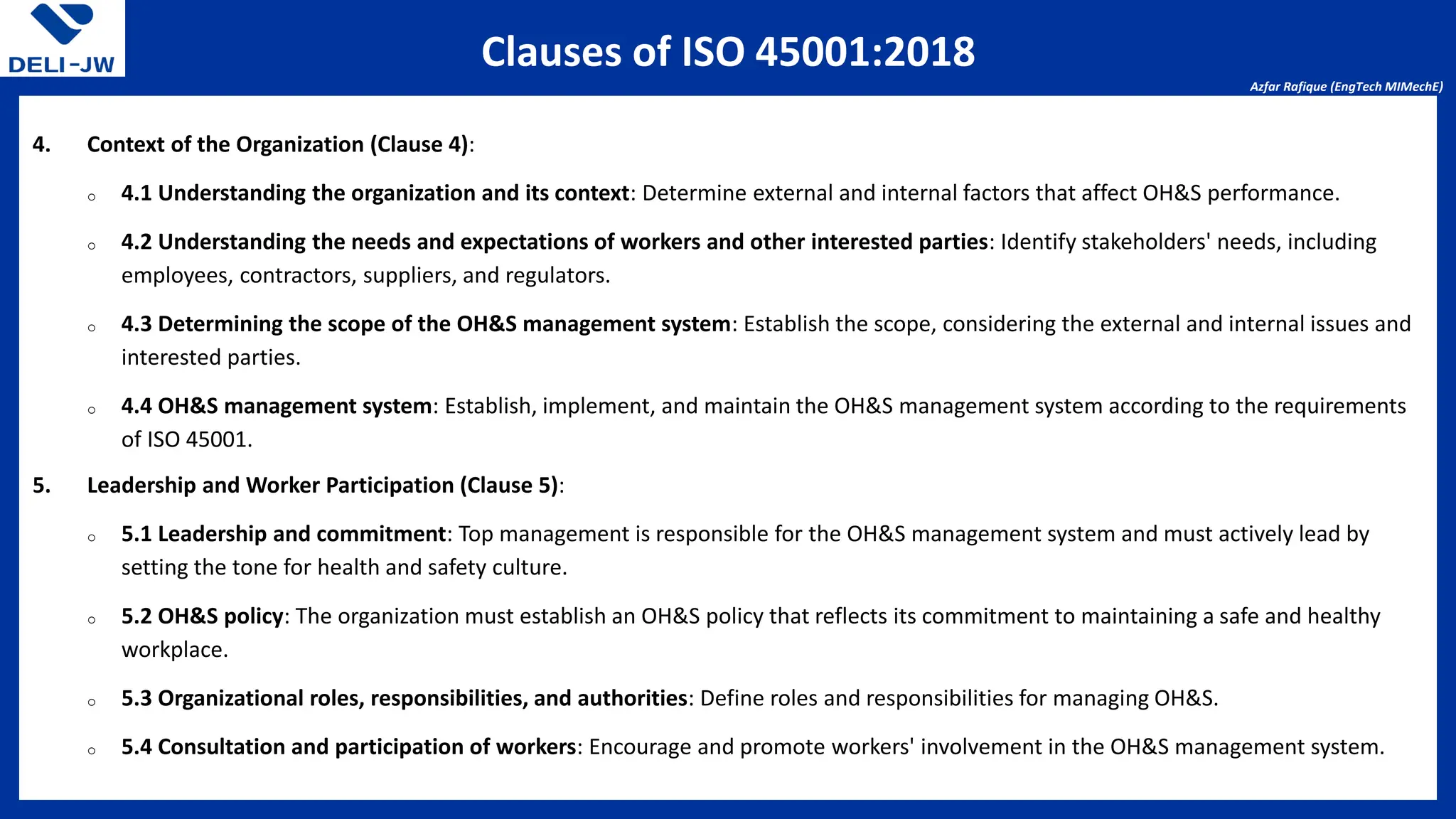 ISO 45001:2018 Occupational Health and Safety Management System | PDF