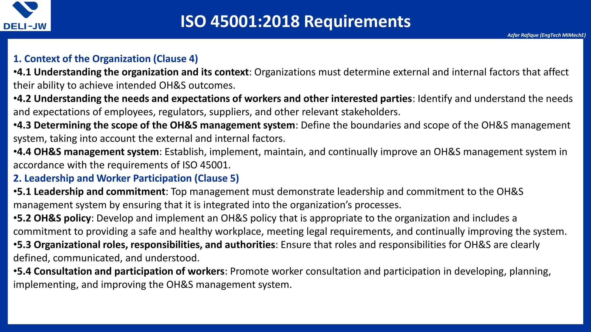ISO 45001:2018 Occupational Health and Safety Management System | PDF
