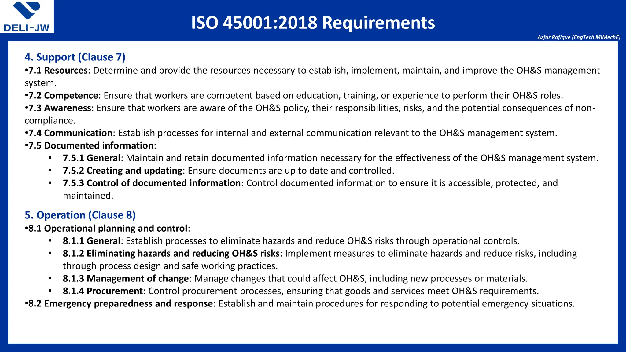 ISO 45001:2018 Occupational Health and Safety Management System | PDF