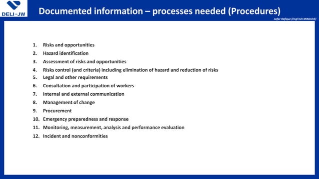 ISO 45001:2018 Occupational Health and Safety Management System | PDF ...