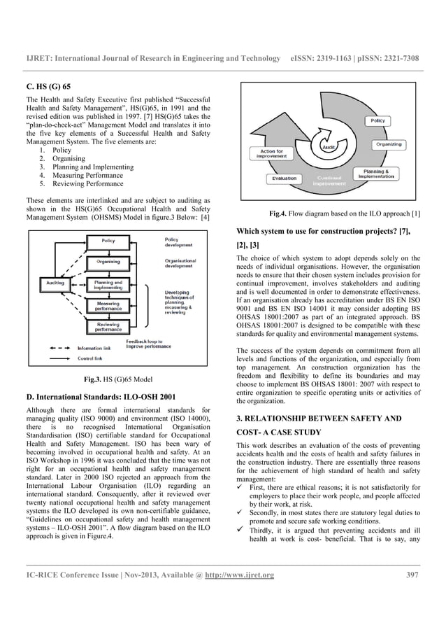 Occupational health and safety management system (ohsms) model for ...