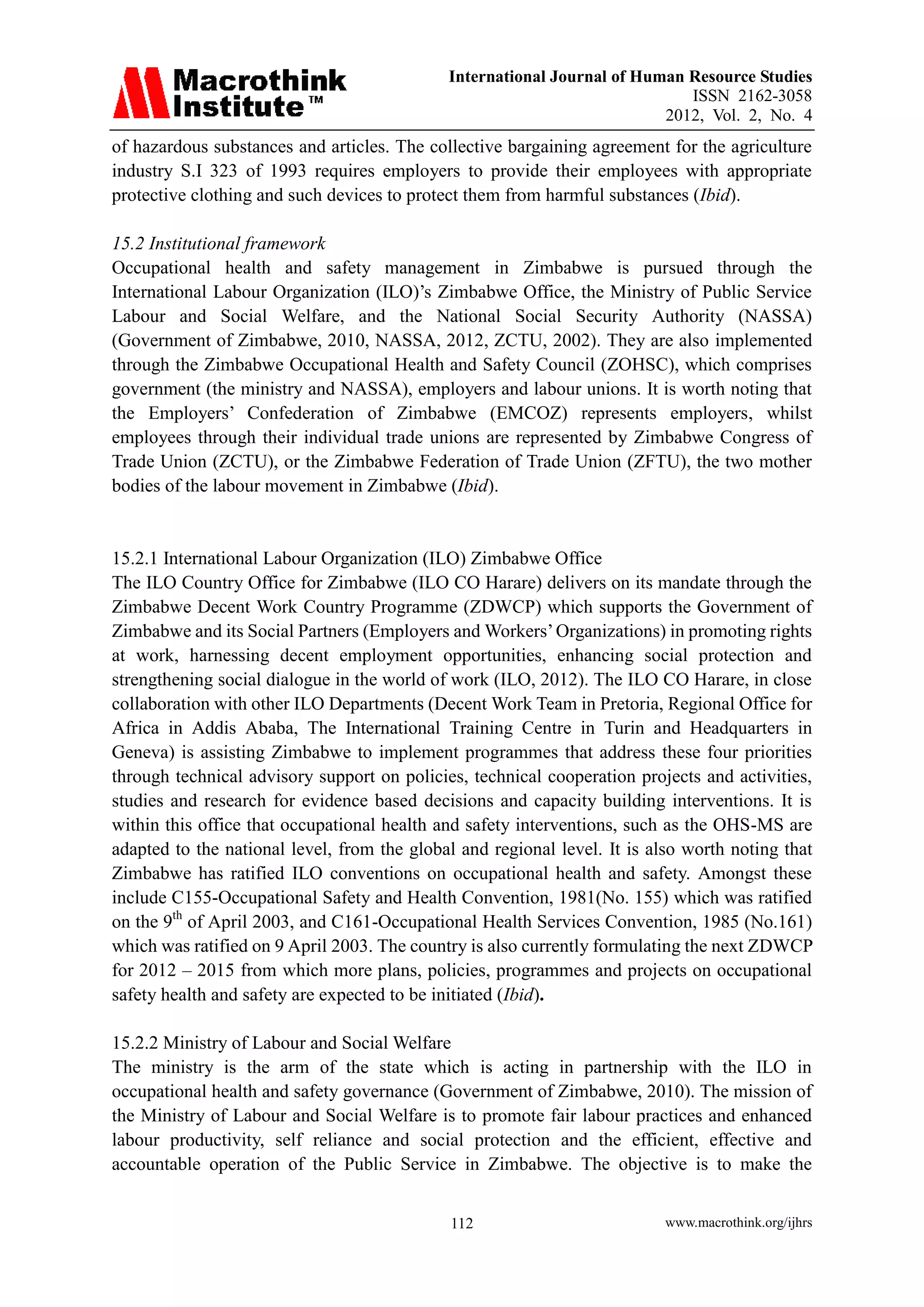 Occupational health and safety management systems | PDF