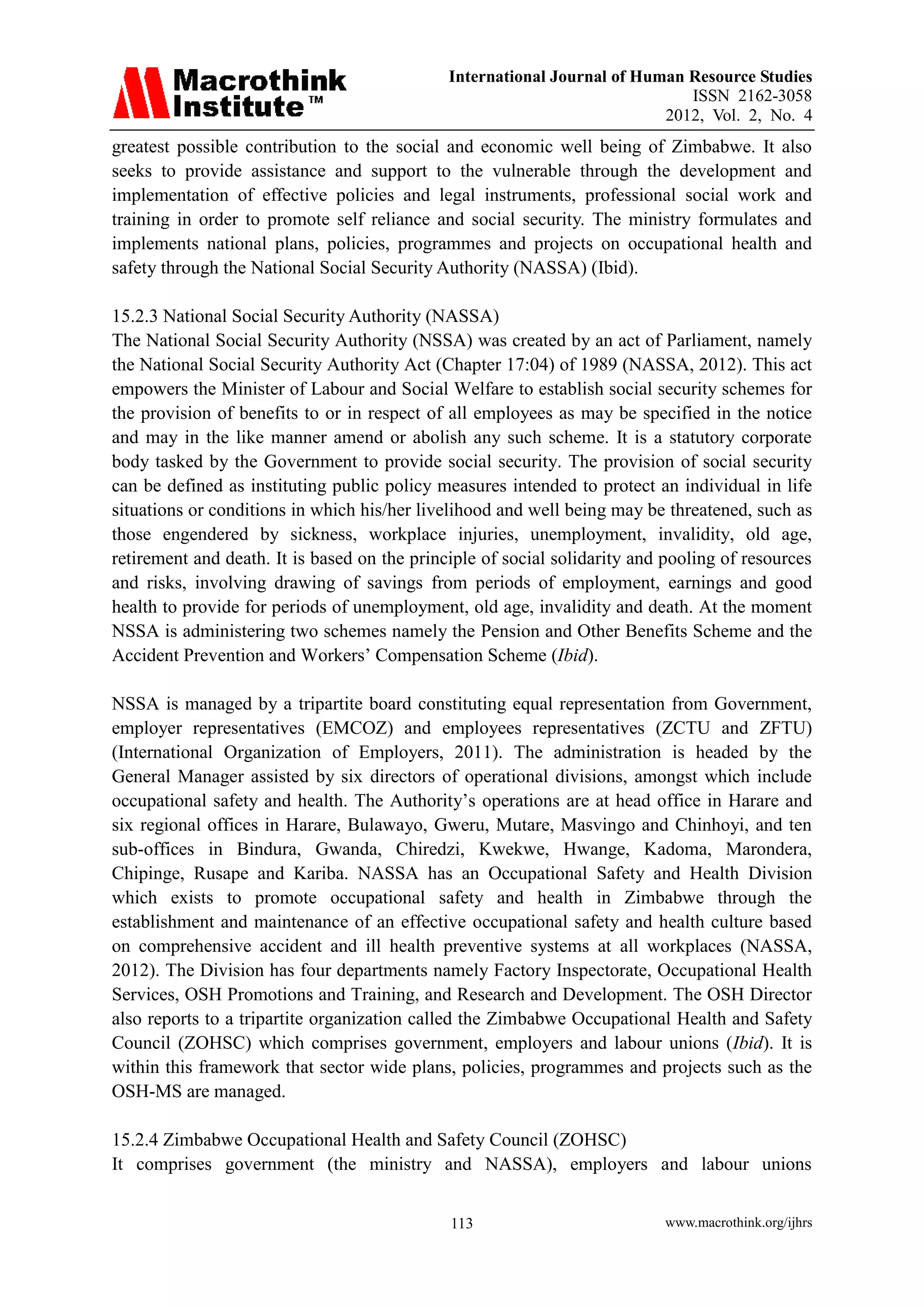 Occupational health and safety management systems | PDF