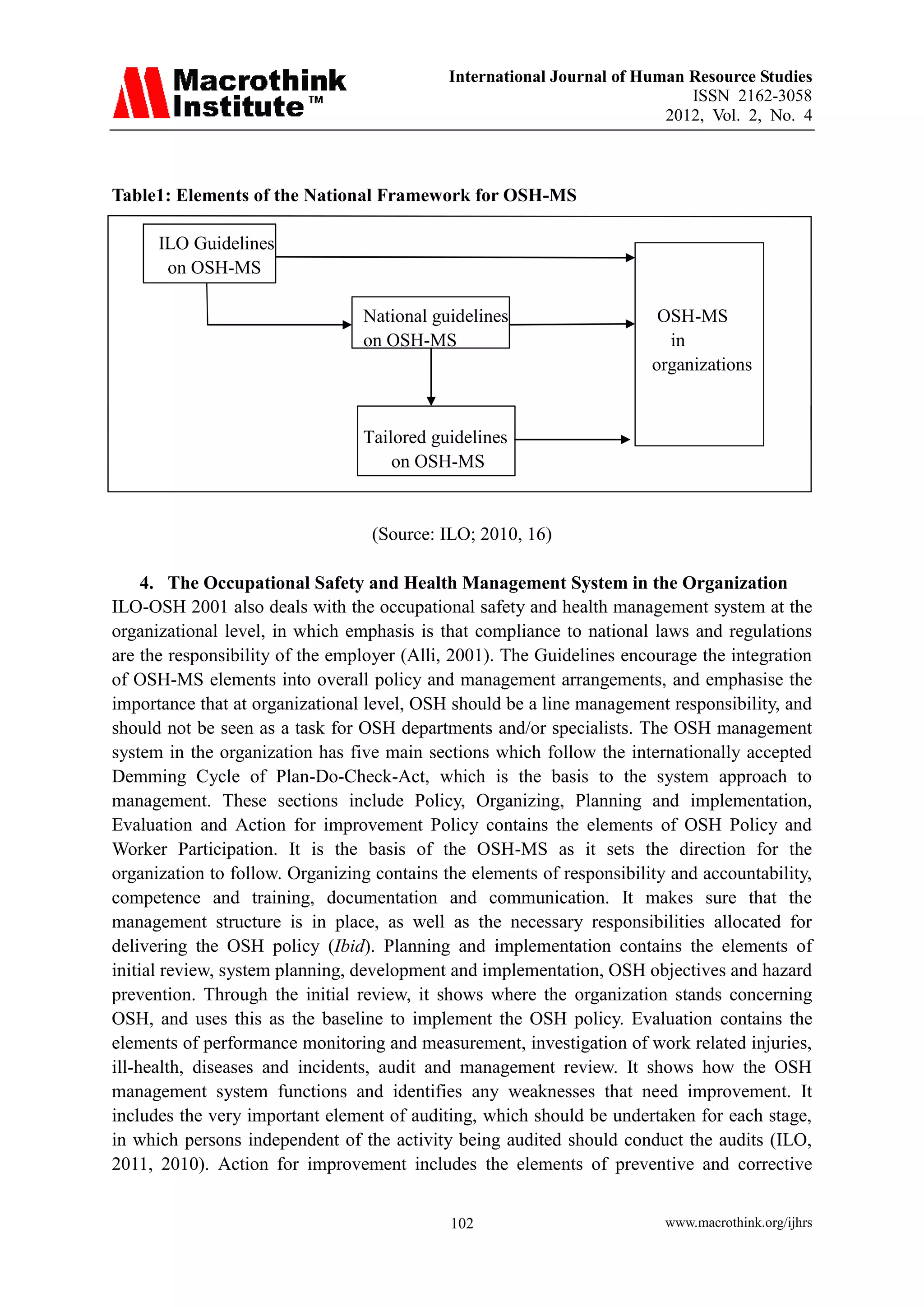 Occupational health and safety management systems | PDF