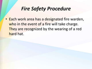 Occupational health and safety (ohs) policy | PPTX