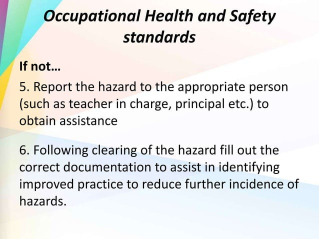 Occupational health and safety (ohs) policy | PPTX | First Aid | Injuries