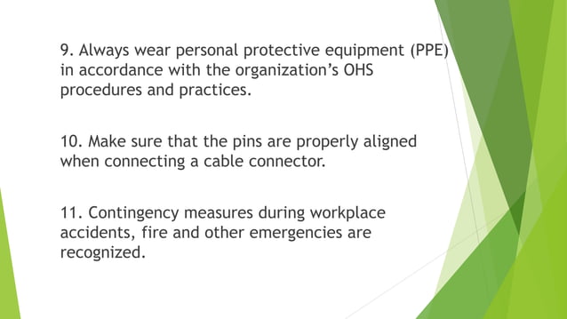 Occupational Health and Safety (OHS) Standards.pptx | Technology & Computing